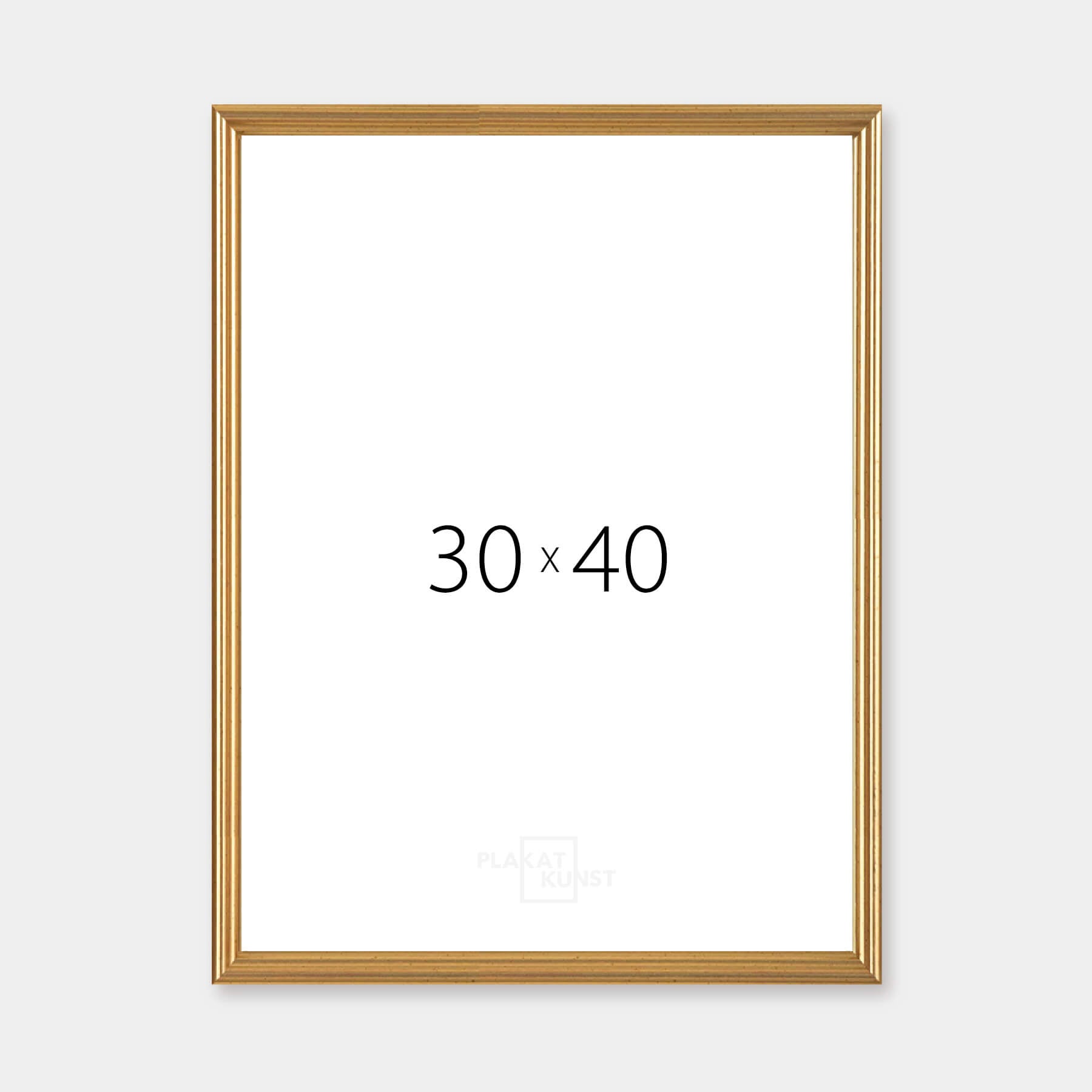 30x40 vintage guldramme | Trærammer | PlakatKunst.dk