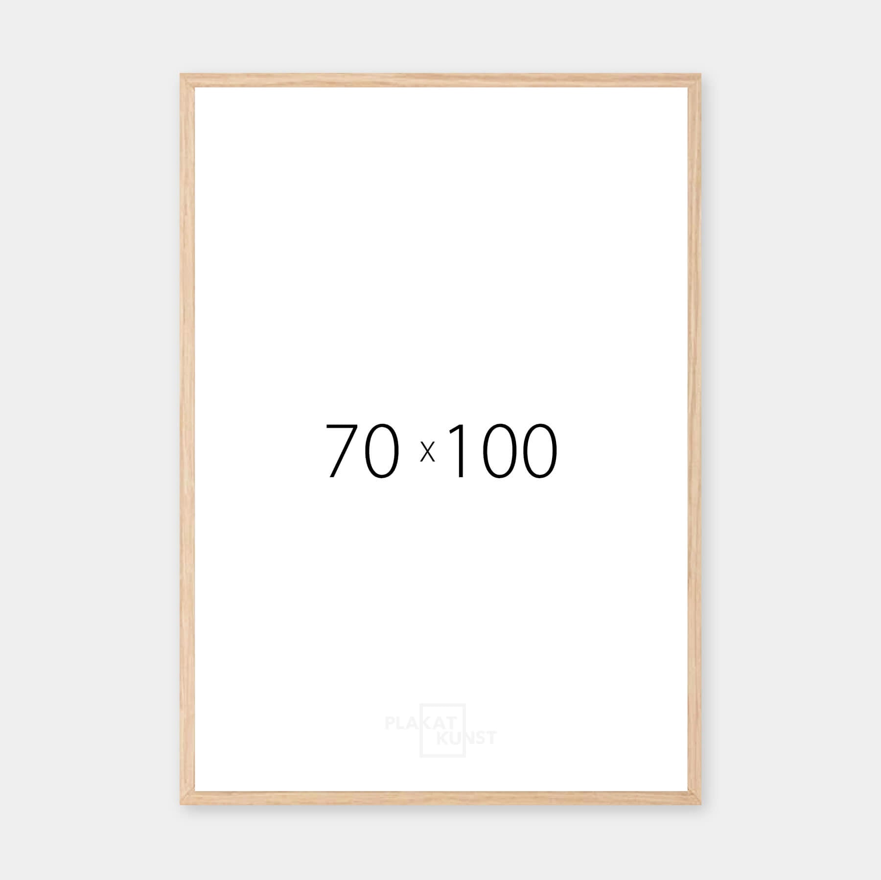 70x100 egetræsramme | Danskproducerede rammer | PlakatKunst.dk