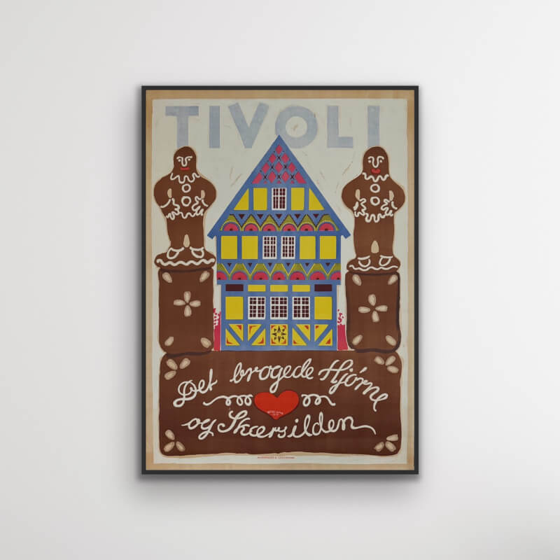 Tivoli - Det brogede hjørne og skærsilden | PlakatKunst.dk