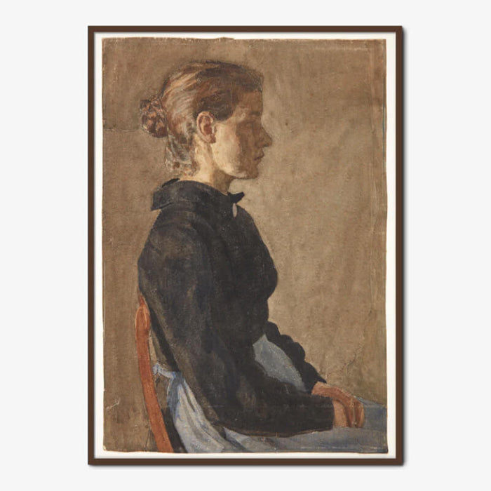 Portræt af Christine Swane - Peter Hansen plakat | PlakatKunst.dk